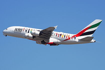 Emirates EK39 (UAE32N) from Dubai to Birmingham